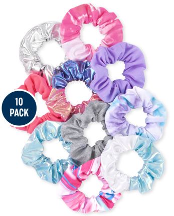 Girls Scrunchie 10-Pack | The Children's Place - MULTI CLR