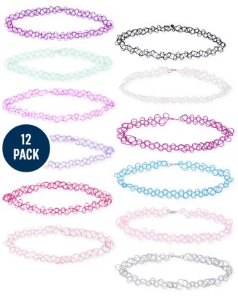 Girls Choker Necklace 12-Pack | The Children's Place