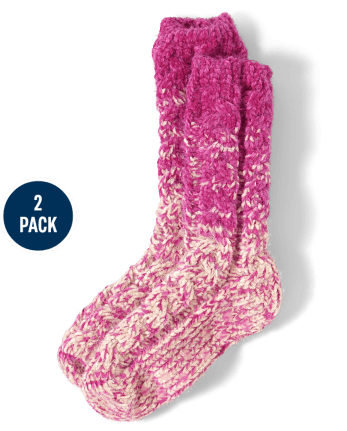 Tween Girls Cable Knit Cozy Socks | The Children's Place - MULTI CLR