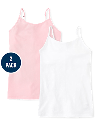 Girls Basic Cami 2-Pack | The Children's Place - SHELL