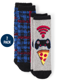 Boys Gamer Cozy Socks 2-Pack | The Children's Place CA - MULTI CLR