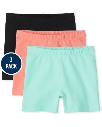 Girls Knit Cartwheel Shorts 3-Pack | The Children's Place - PRETYPEACH