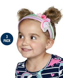 Toddler Girls Rainbow Headband 3-Pack | The Children's Place CA - MULTI CLR