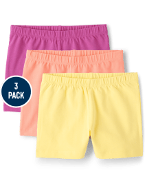 Girls Mix And Match Cartwheel Shorts 3-Pack | The Children's Place CA ...