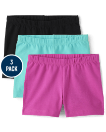Girls Mix And Match Cartwheel Shorts 3-Pack | The Children's Place CA ...