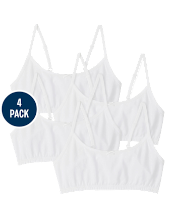 Girls Bralette 4-Pack | The Children's Place - WHITE