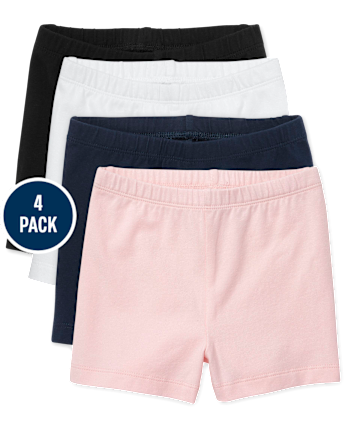 Toddler Girls Knit Cartwheel Shorts 4-Pack | The Children's Place CA ...