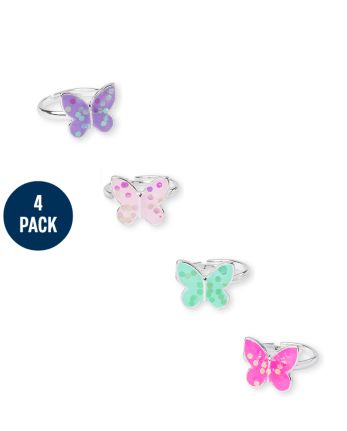 Girls Butterfly Ring 4-Pack | The Children's Place