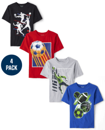 Boys Short Sleeve Sports Graphic Tee 4-Pack | The Children's Place ...