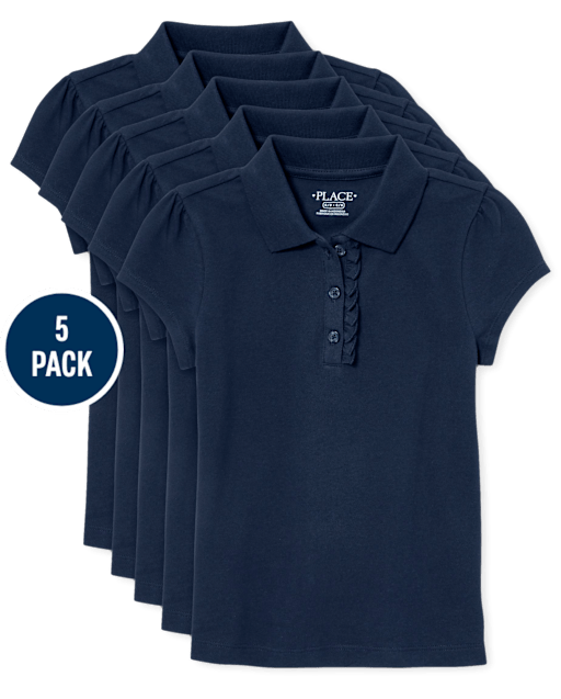 Girls School Uniform Polo Shirts | The Children's Place