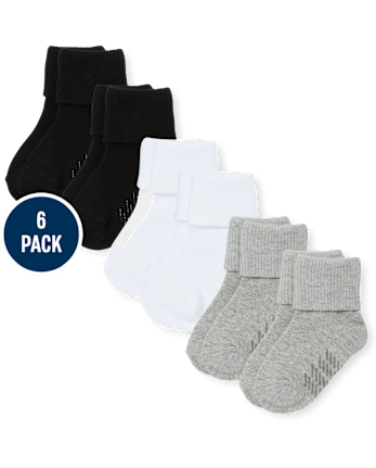 Baby And Toddler Triple Roll Socks 6-Pack - MULTI | The Children's Place