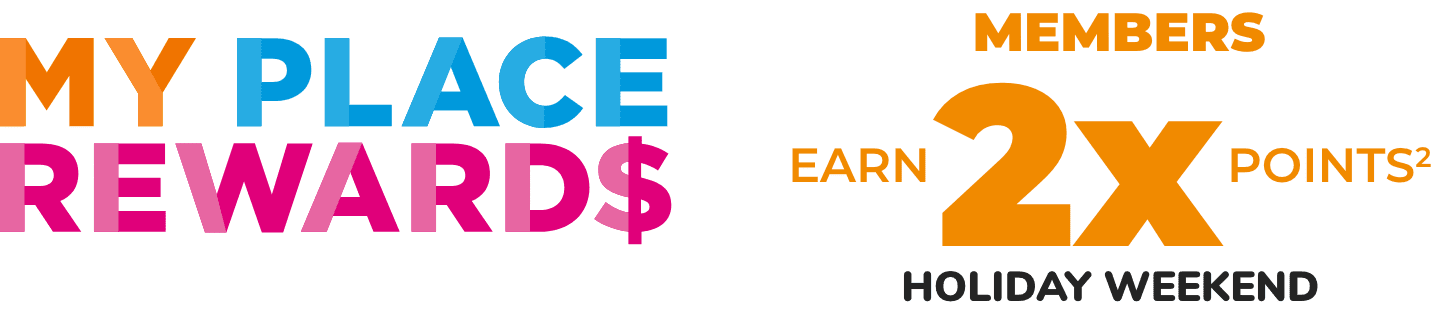My Place Rewards Bonus Points Event | The Children's Place