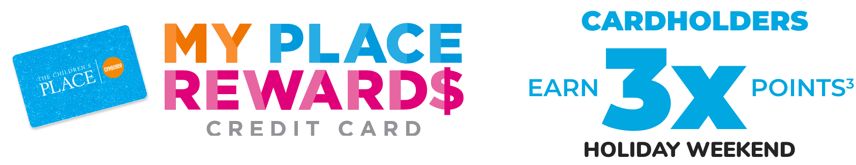 My Place Rewards Bonus Points Event | The Children's Place
