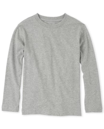 Boys Uniform Long Sleeve Basic Layering Tee | The Children's Place