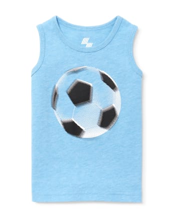 Baby And Toddler Boys Mix And Match Marled Graphic Tank Top