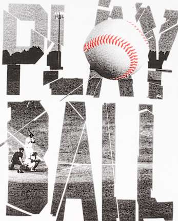Boys Short Sleeve 'Play Ball' Baseball Graphic Tee - WHITE | The ...