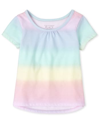 Baby And Toddler Girls Short Sleeve Print Top | The Children's Place ...