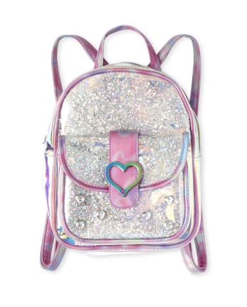 Girls Studded Heart Mini Backpack | The Children's Place - MULTI CLR
