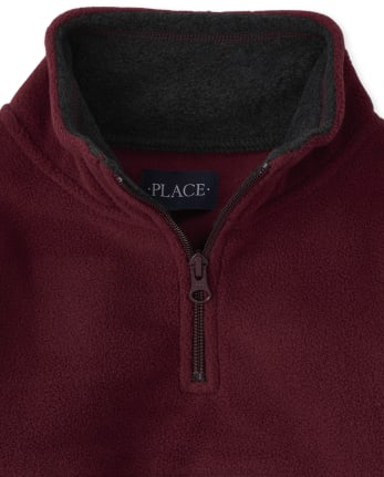 Boys Long Sleeve Colorblock Microfleece Half Zip Pullover | The ...