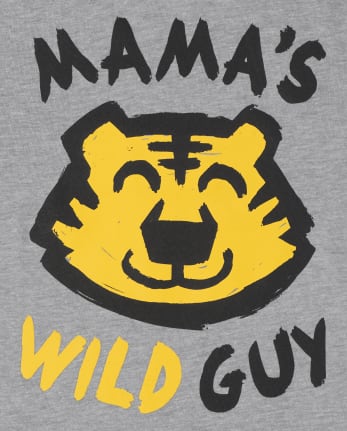 Baby and Toddler Boys Short Sleeve Wild Guy Graphic Tee | The Children ...