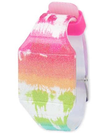 Girls Rainbow Tie Dye Digital Watch | The Children's Place - MULTI CLR