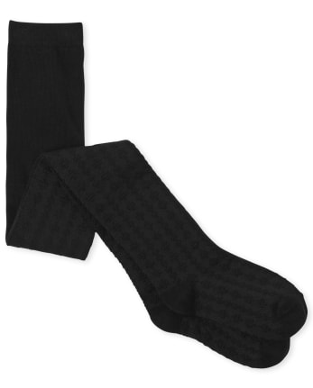 Girls Pointelle Tights | The Children's Place - BLACK