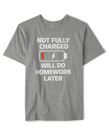 Boys Short Sleeve Homework Graphic Tee | The Children's Place - S/D ...