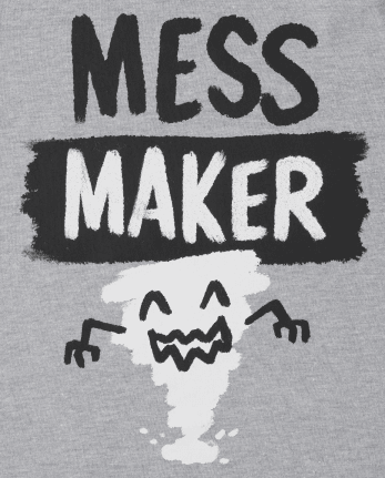 Baby And Toddler Boys Long Sleeve Mess Maker Graphic Tee | The Children ...