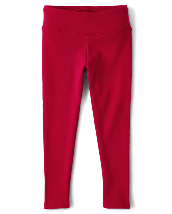 Girls Hi-Rise Velboa Knit Cozy Leggings | The Children's Place - CLASSICRED