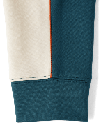 Boys Active PLACE Sport Colorblock Fleece Knit Performance Jogger Pants ...