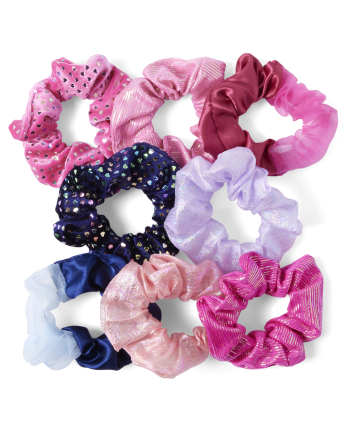 Girls Heart Scrunchie 8-Pack | The Children's Place - MULTI CLR