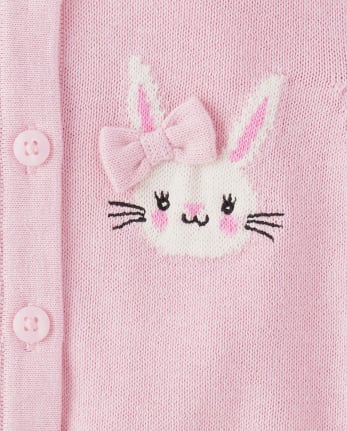 Toddler Girls Easter Long Sleeve Bunny Cardigan | The Children's Place ...