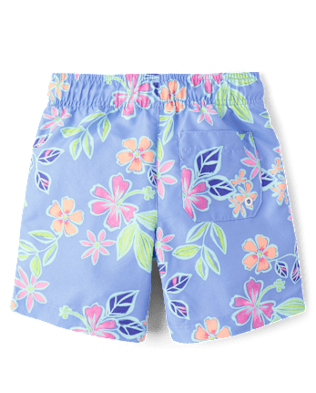 Boys Print Swim Trunks - BLUE | The Children's Place CA