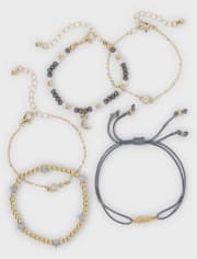 Teen Girls Leo Zodiac Bracelet 5-Pack | The Children's Place - LEO