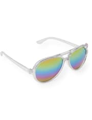Toddler Girls Rainbow Aviator Sunglasses