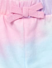 Baby And Toddler Girls Active Tie Dye French Terry Jogger Pants