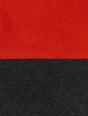 Toddler Boys Long Sleeve Colorblock Microfleece Half Zip Pullover | The ...