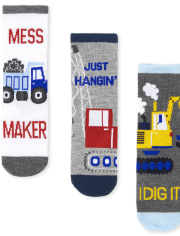 Baby And Toddler Boys Truck Crew Socks 6-Pack | The Children's Place ...