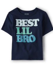 Baby And Toddler Boys Short Sleeve Lil Bro Graphic Tee | The Children's ...
