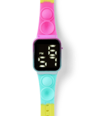 Girls Rainbow Fidget Digital Watch | The Children's Place - MULTI CLR