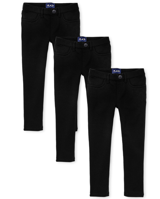 Girls School Uniform Leggings, Jeggings & Chinos |The Children's Place ...