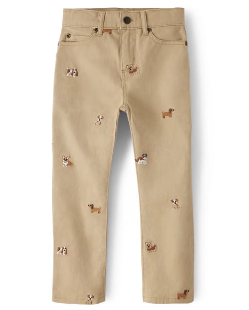 study dogs polyester pants