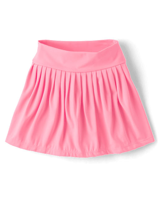 Girls Woven Pleated Skort - Little Essentials - PINK | Gymboree