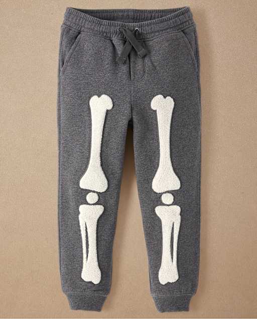 skeleton track pants