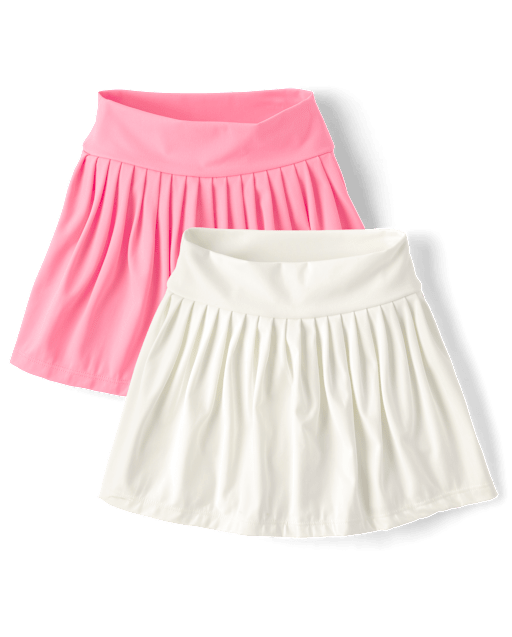 Girls Pleated Skort 2-Pack - Little Essentials - MULTI | Gymboree