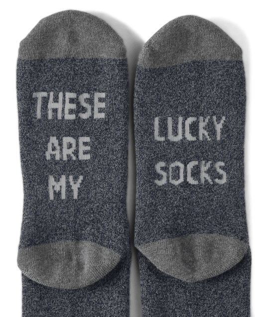 Mens These Are My Lucky Socks | The Children's Place - TIDAL