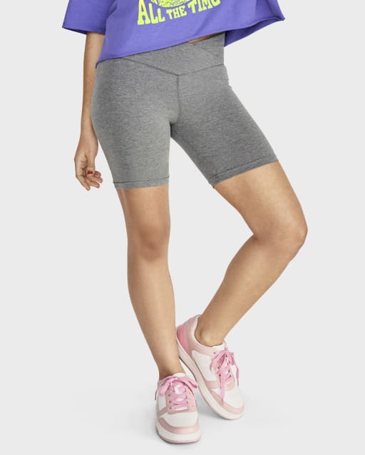 Tween Girls Crossover High Rise Bike Shorts - H/T HOUND | The Children ...