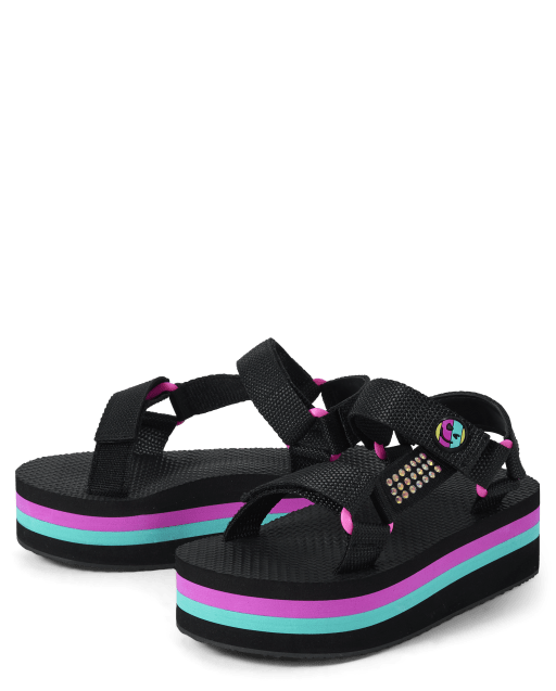 Tween Girls Embellished Platform Sandals - MULTI CLR | The Children's Place