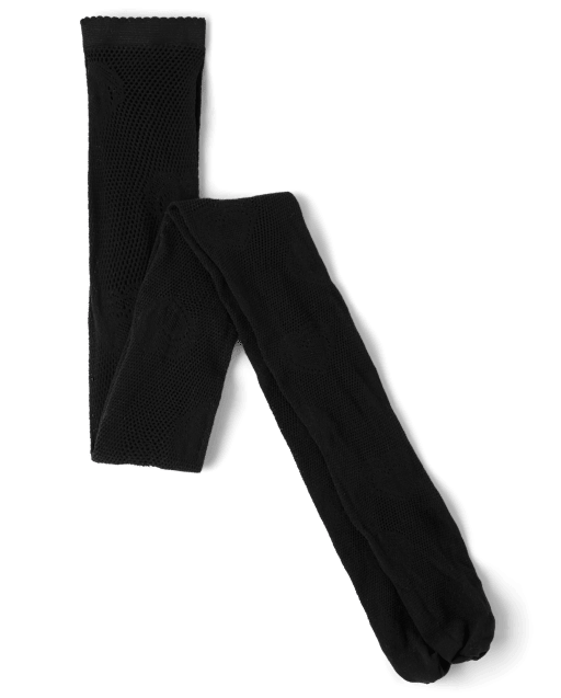 Tween Girls Heart Fishnet Tights - BLACK | The Children's Place