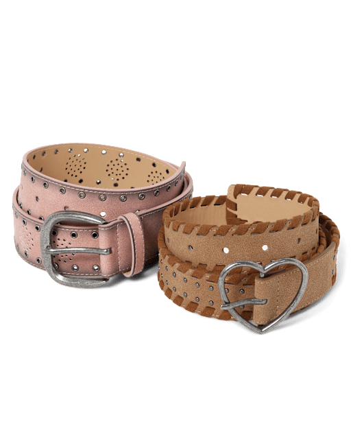 Tween Girls Western Belt 2-Pack - MULTI CLR | The Children's Place